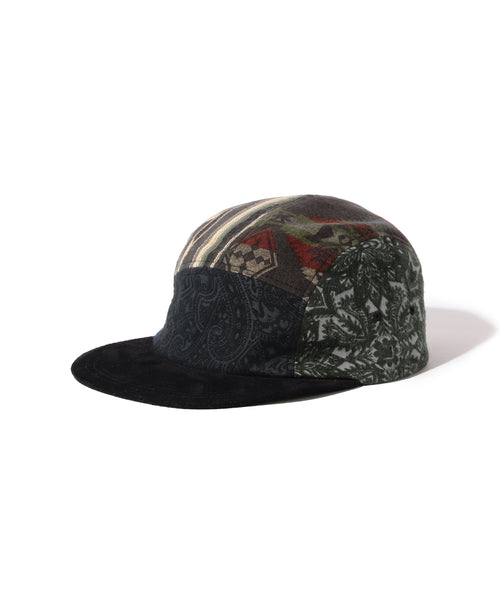 BEAMS PLUS MULTI 5 PANEL CAP - BLACK – Lennox & Harvey